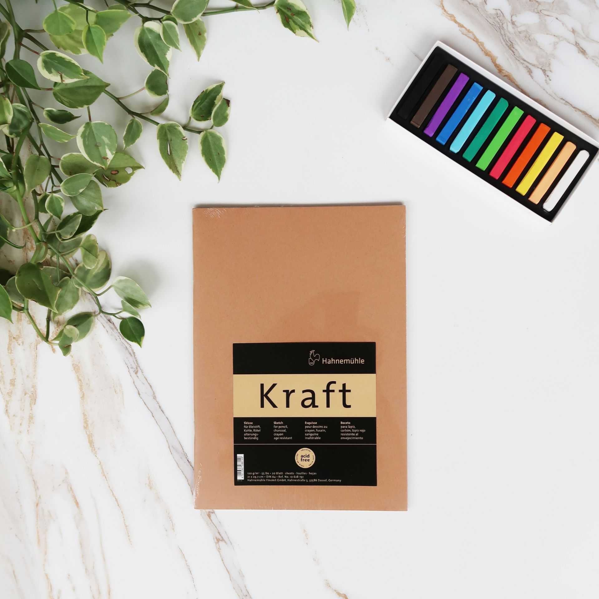 Kraft Paper Sketchbook & Booklet | DIN A5 | 20 sheets / 40 pages | 120 ...